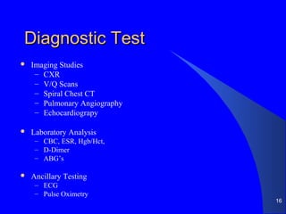 Pulmonaryembolism | PPT