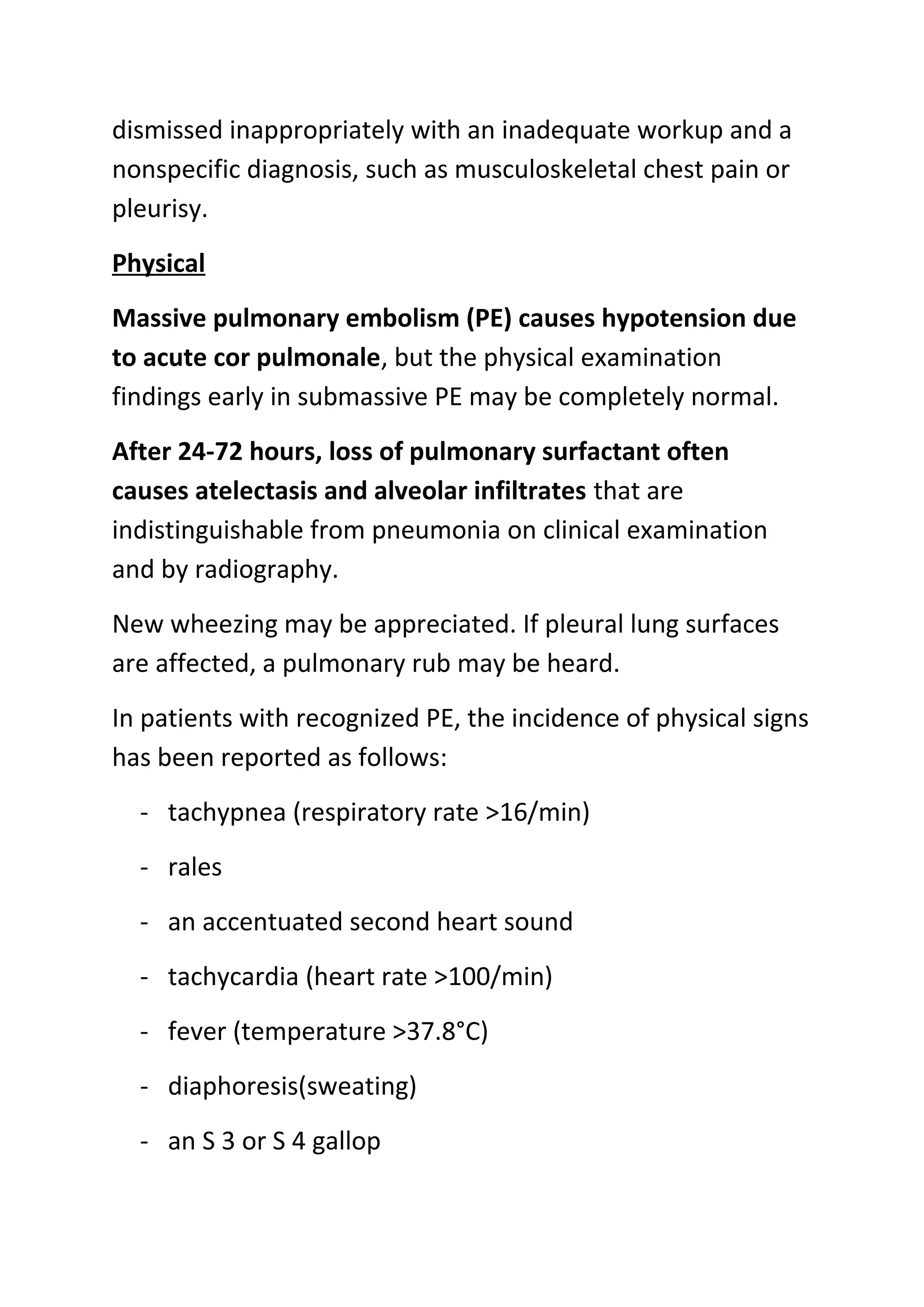 Pulmonary embolism | PDF