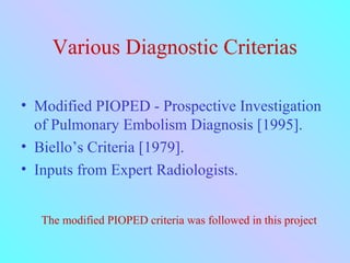 Pulmonary embolism | PPT