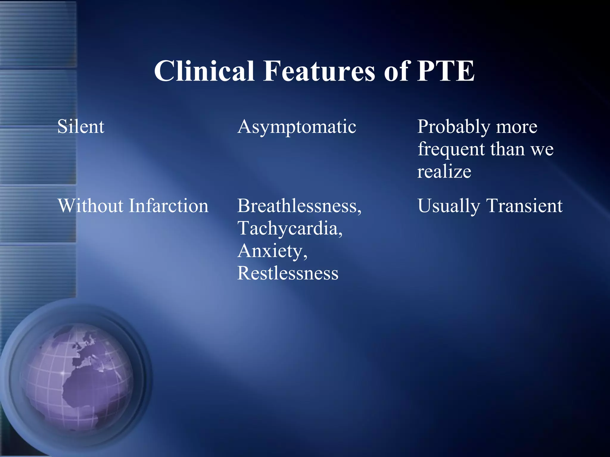Pulmonary embolism | PPT