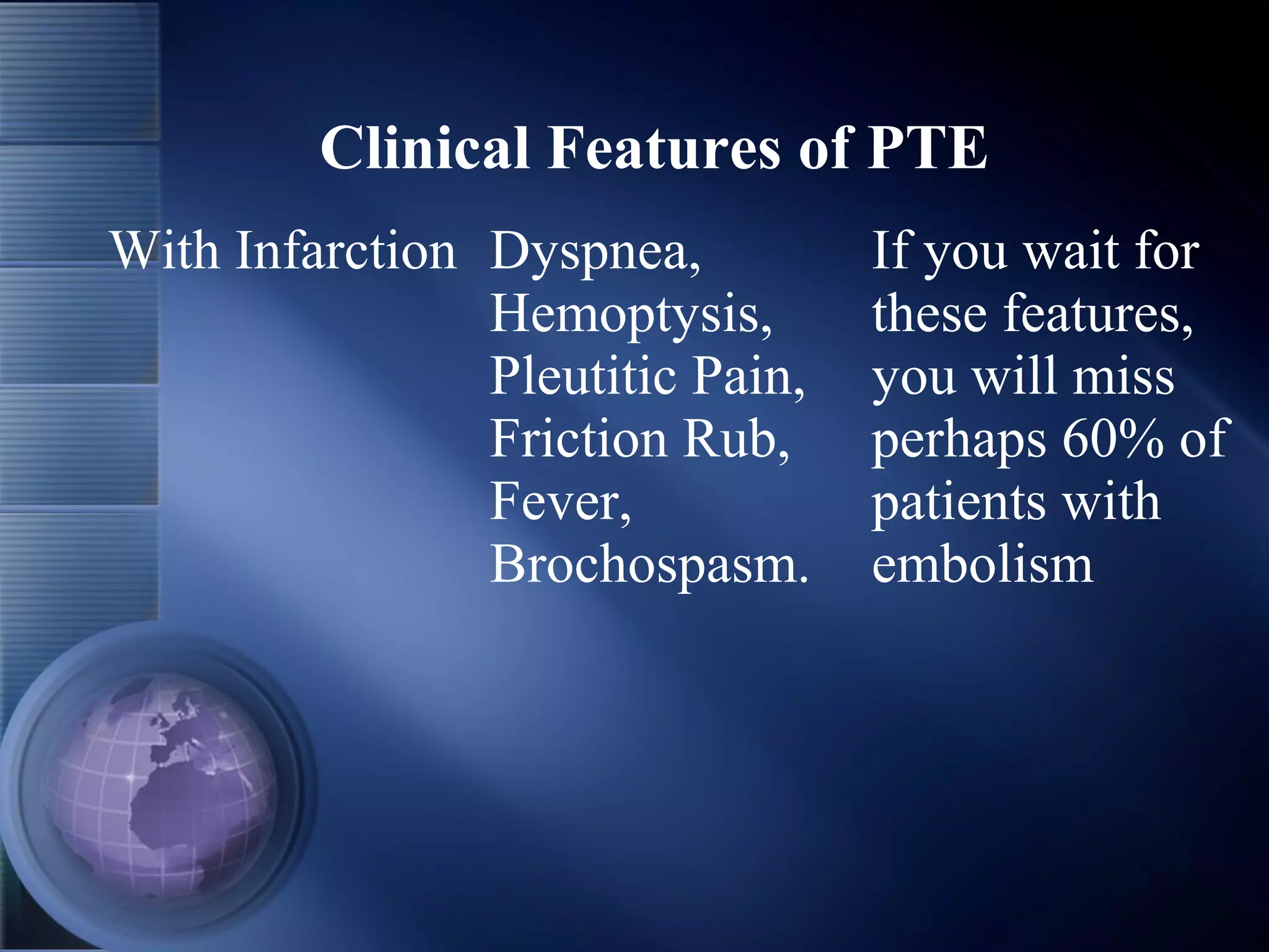 Pulmonary embolism | PPT