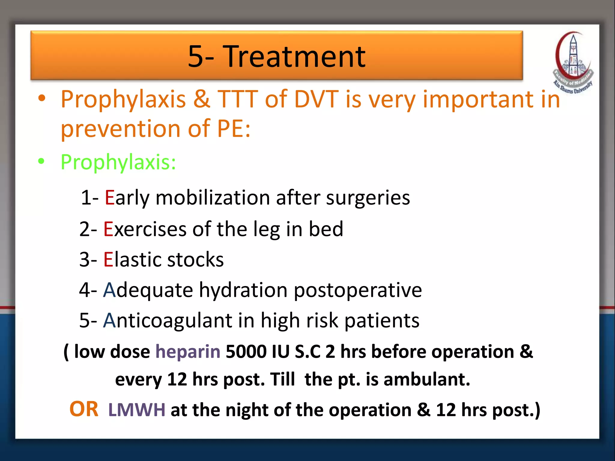 Pulmonary embolism | PPTX