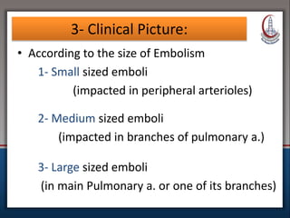 Pulmonary embolism | PPTX