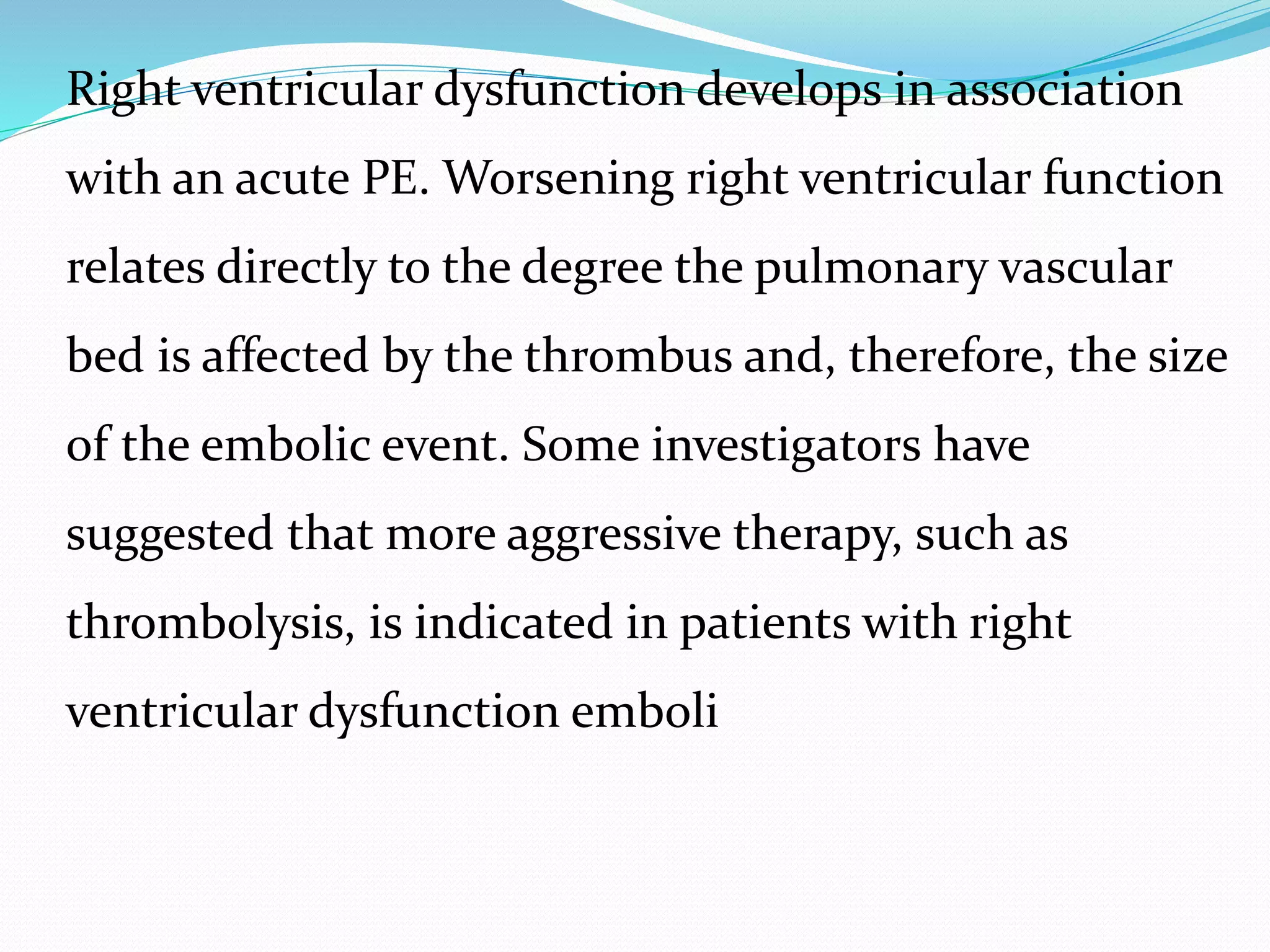 Pulmonary embolism | PPTX