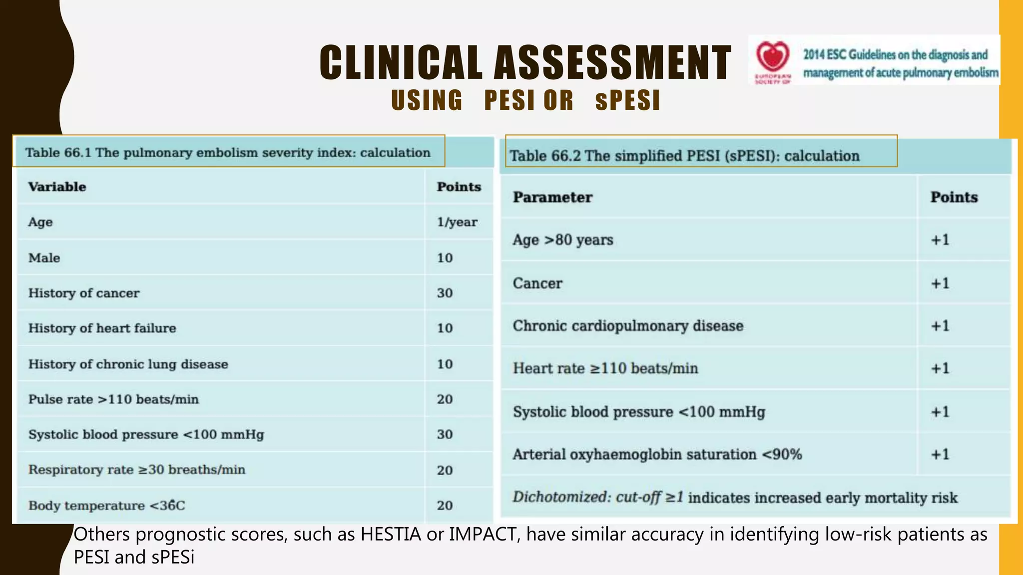 Pulmonary embolism | PPTX