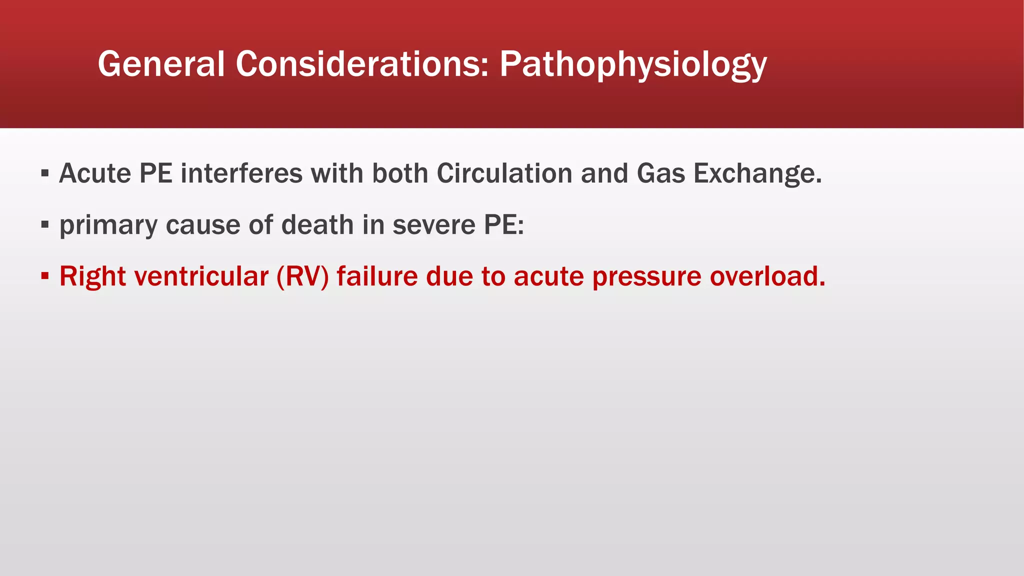 Revisiting Pulmonary embolism Guidelines | PDF | Heart and ...