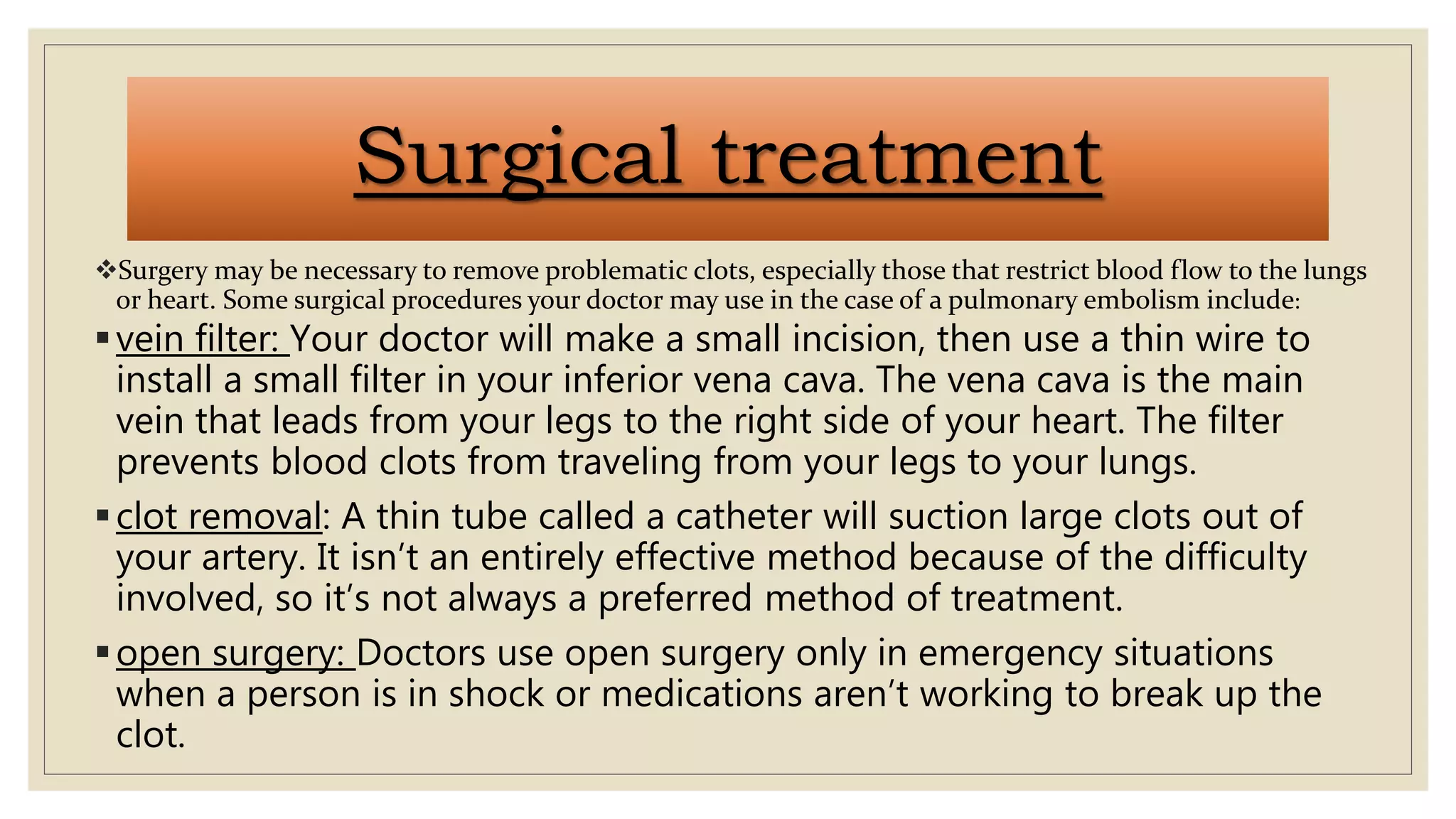 Pulmonary embolism | PPTX