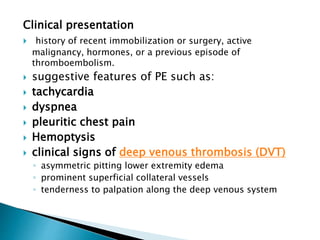 Pulmonary embolism.pptx by mcac rms ct findings | PPT