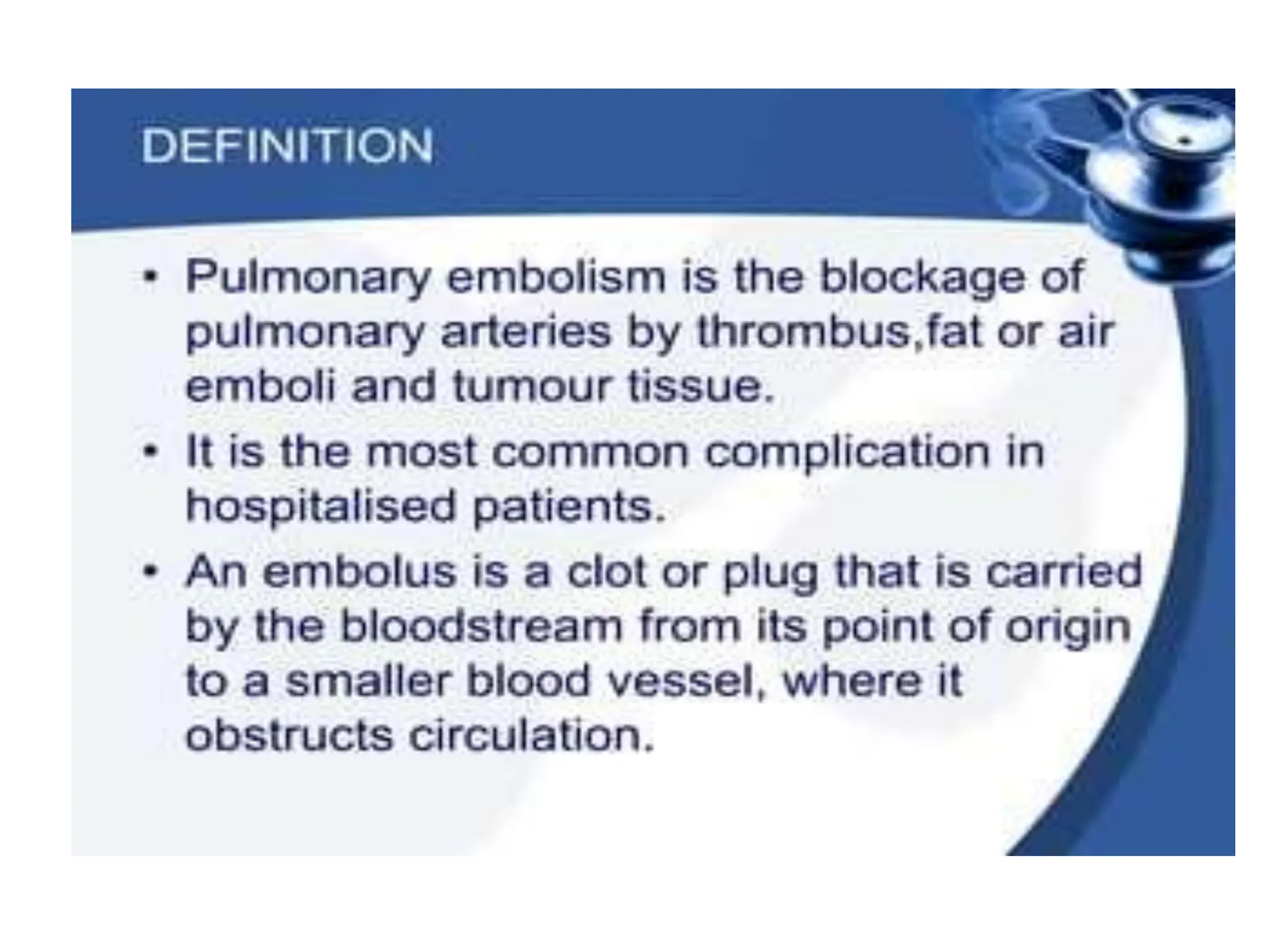 PULMONARY EMBOLISM AND ITS MANAGEMENT.pptx