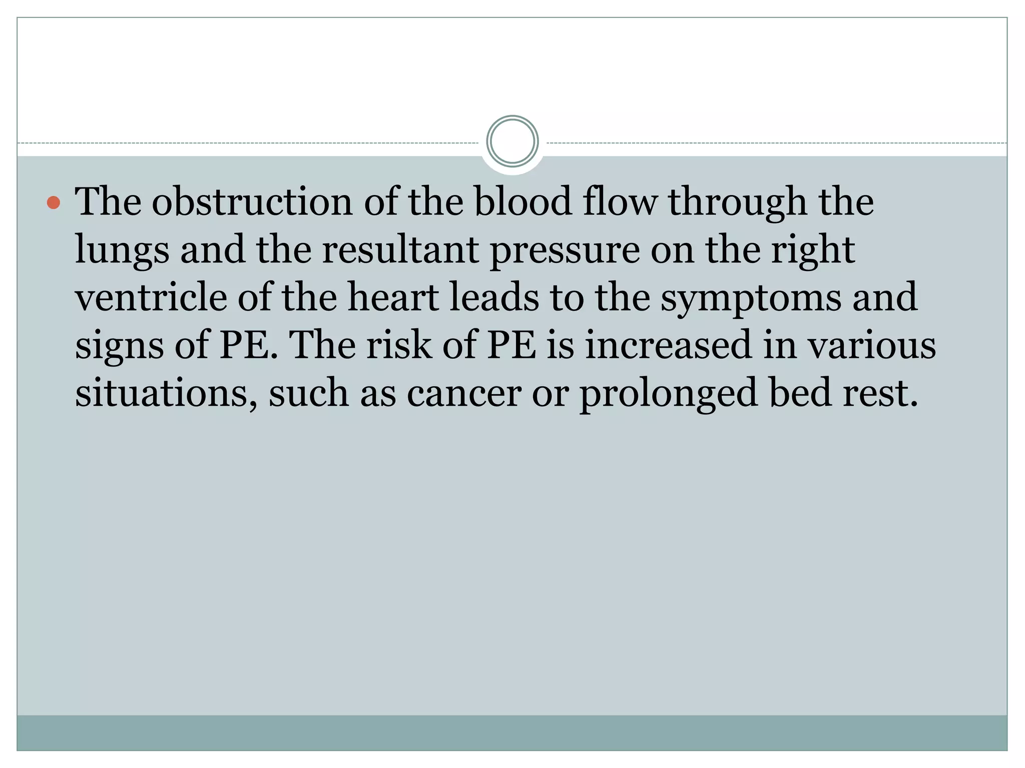 Pulmonary embolism radiology | PPTX