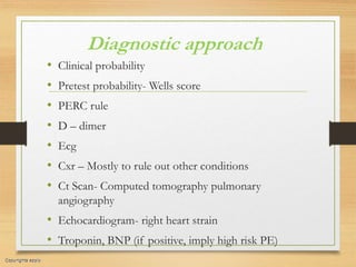 Pulmonary embolism 2 | PPTX