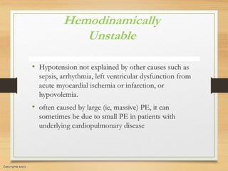 Pulmonary embolism 2 | PPTX