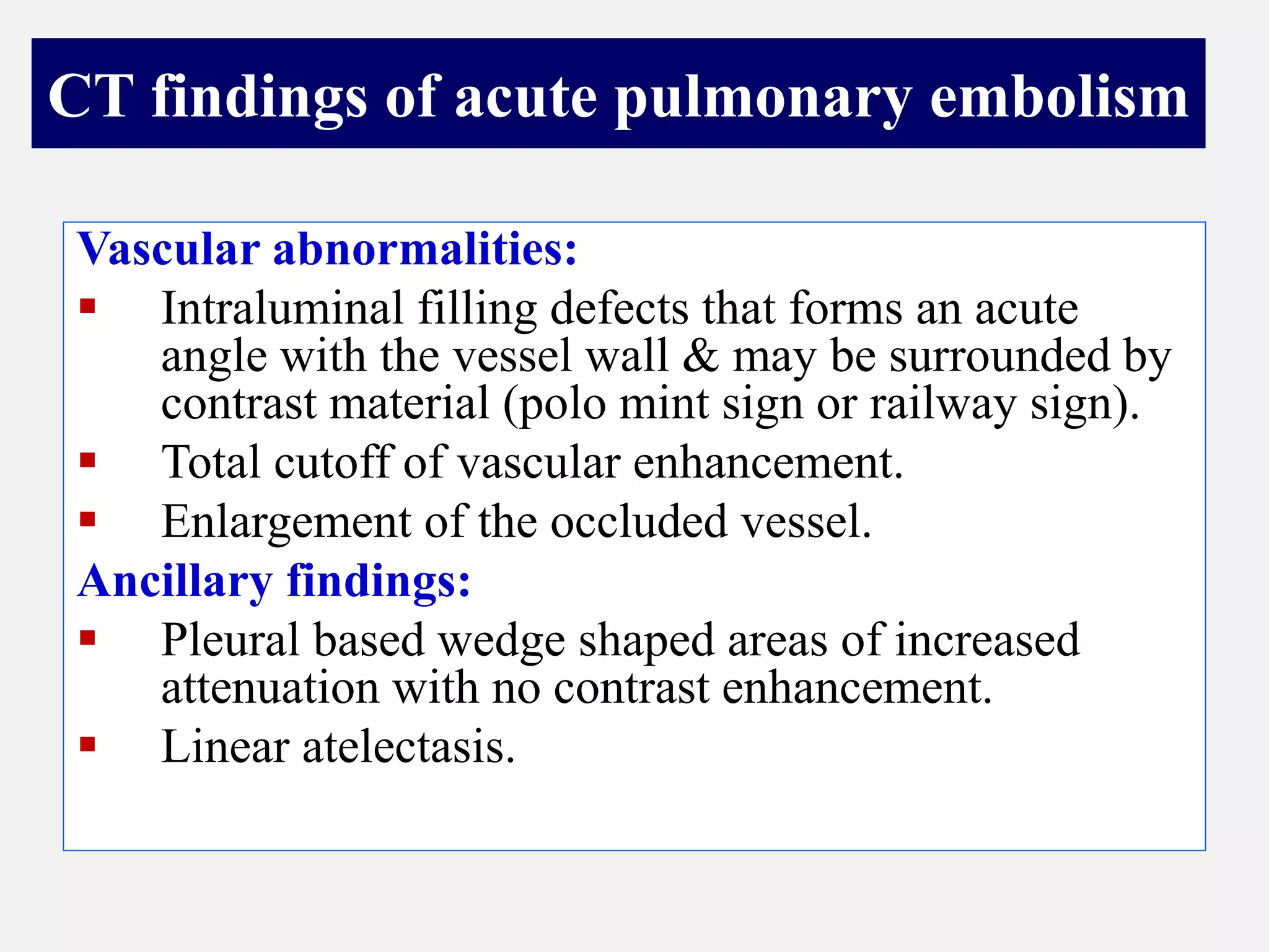 Pulmonary Embolism- Diagnosis by Dr.Tinku Joseph | PPTX
