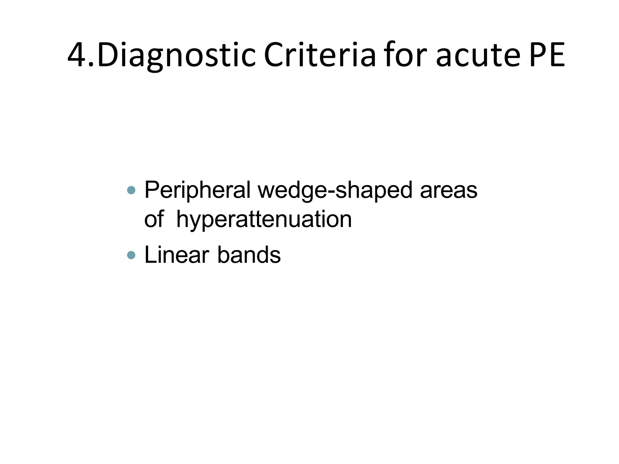 Pulmonary embolism radiology imaging | PPTX