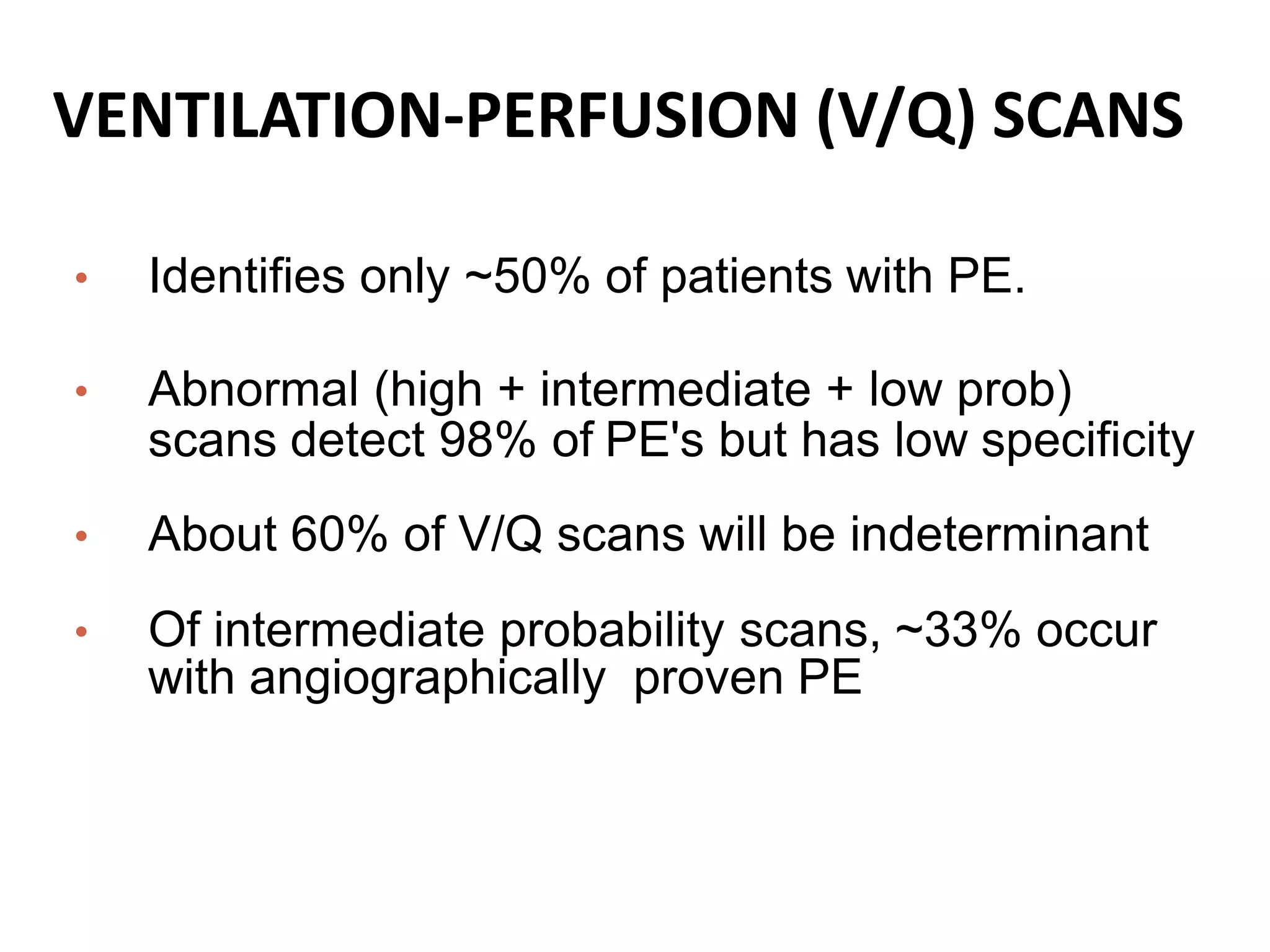 Pulmonary embolism radiology imaging | PPTX