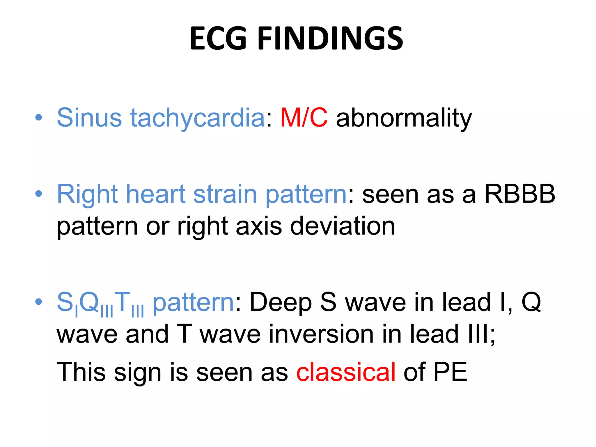 Pulmonary embolism radiology imaging | PPTX | Lung and Respiratory ...