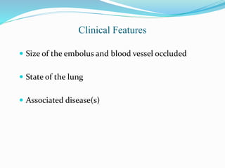 Pulmonary embolism | PPTX