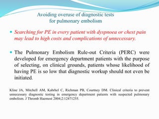 Pulmonary embolism | PPTX