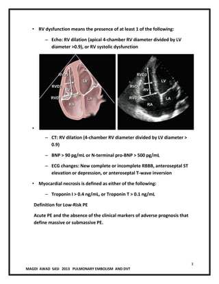 Pulmonary embolism ms | DOCX