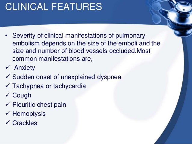 Pulmonary embolism ppt
