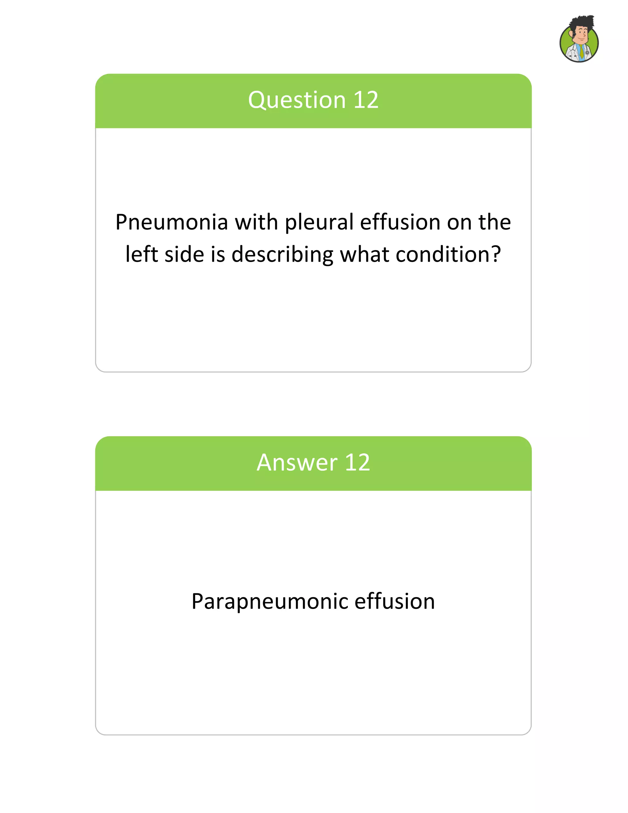 Internal Medicine Board Review - Pulmonary Flashcards - by Knowmedge | PDF