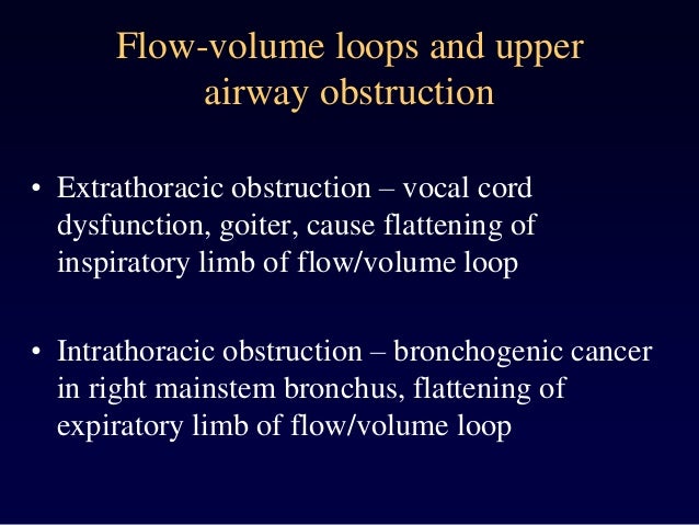 Pulmonary function exam