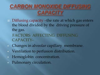 Pulmonary function test | PPTX
