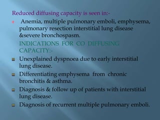 Pulmonary function test | PPTX