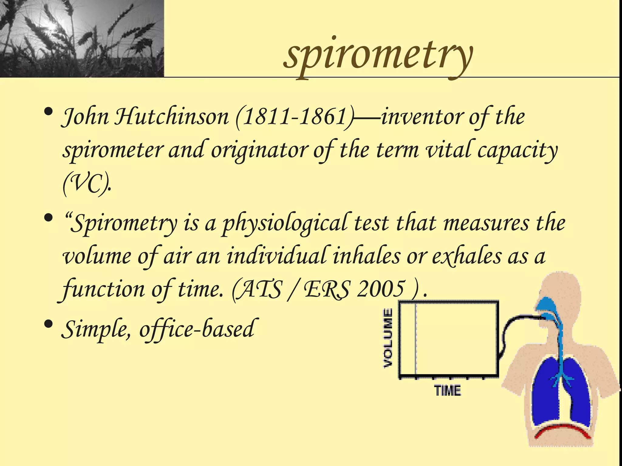 Pulmonary function test | PPT