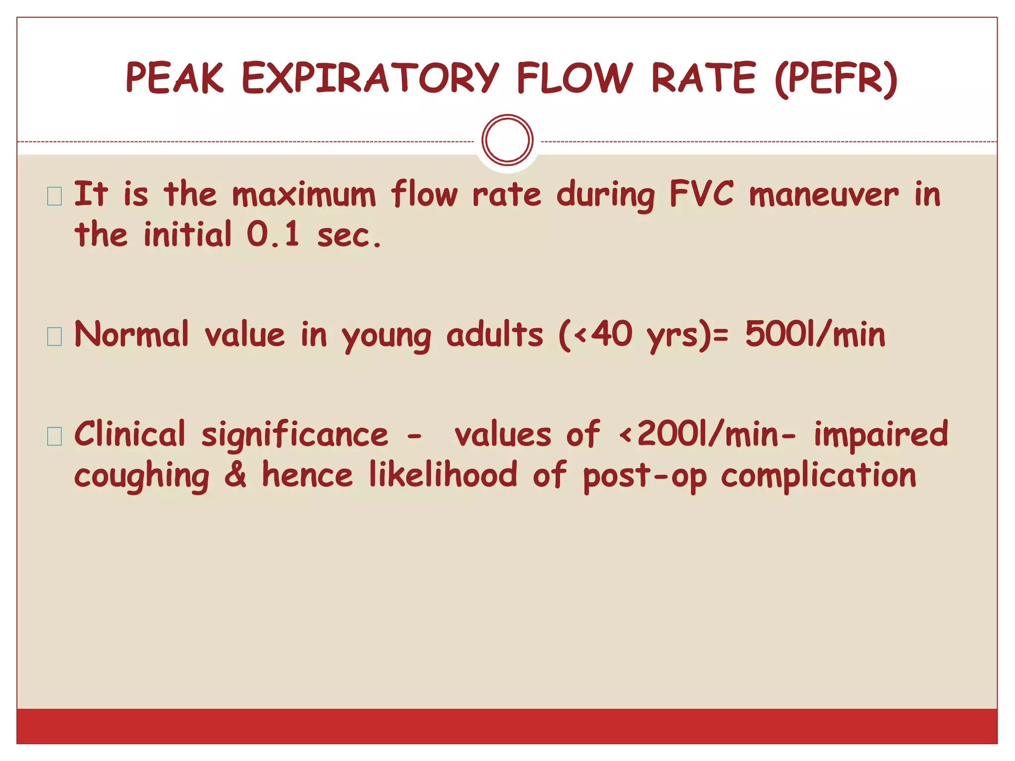Pulmonary function test | PPTX