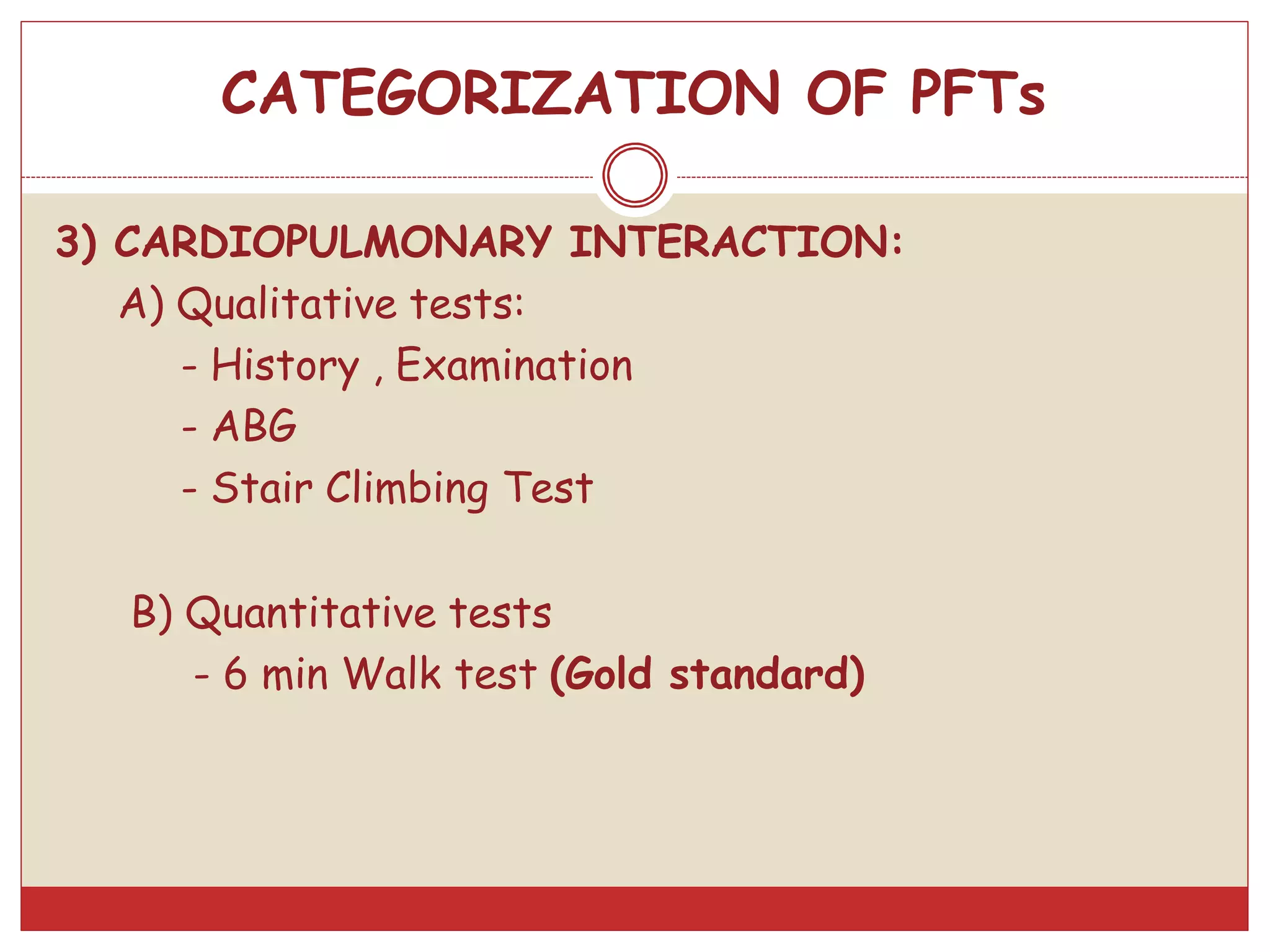 Pulmonary function test | PPTX