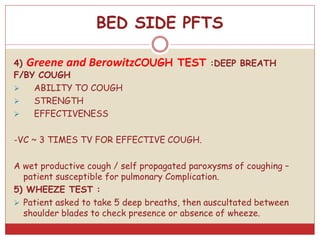 Pulmonary function test | PPTX