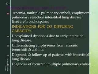 Pulmonary function test | PPT