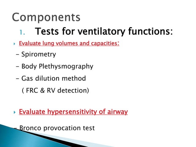Pulmonary Function Test interpetation ppt | PPT