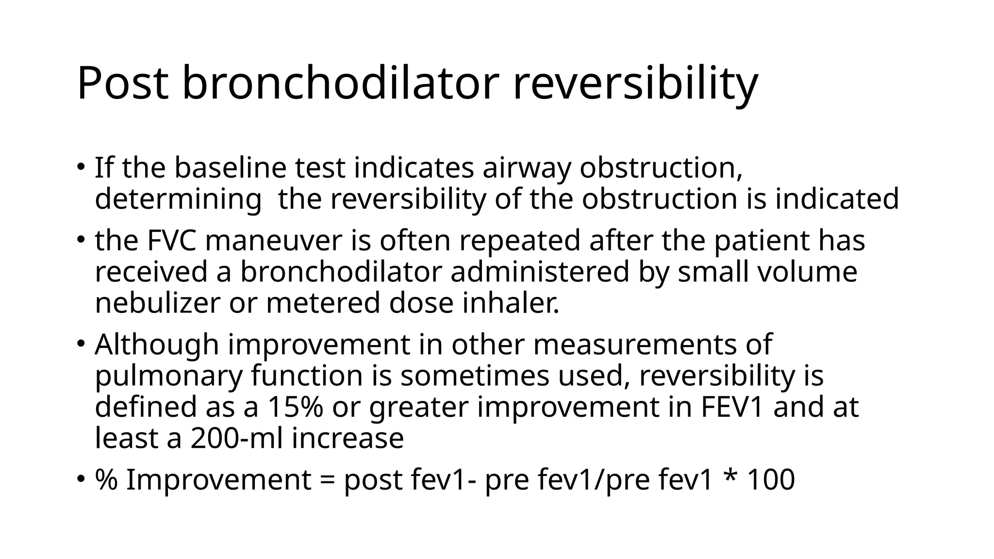 Pulmonary function test.pptx spirometry and dlco | PPTX