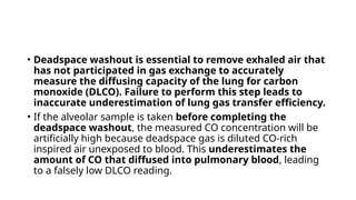 Pulmonary function test.pptx spirometry and dlco | PPTX