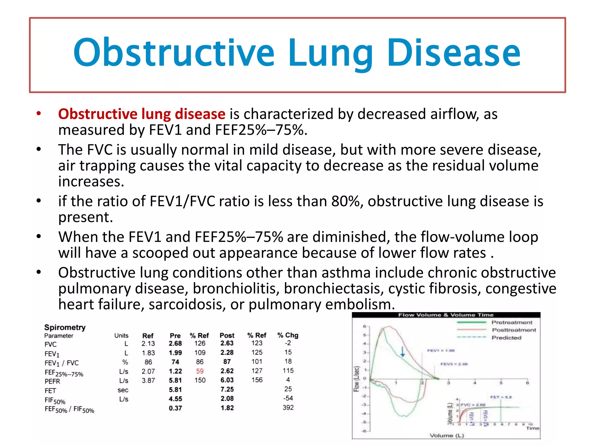 Pulmonary function test in children (spirometer) | PPTX