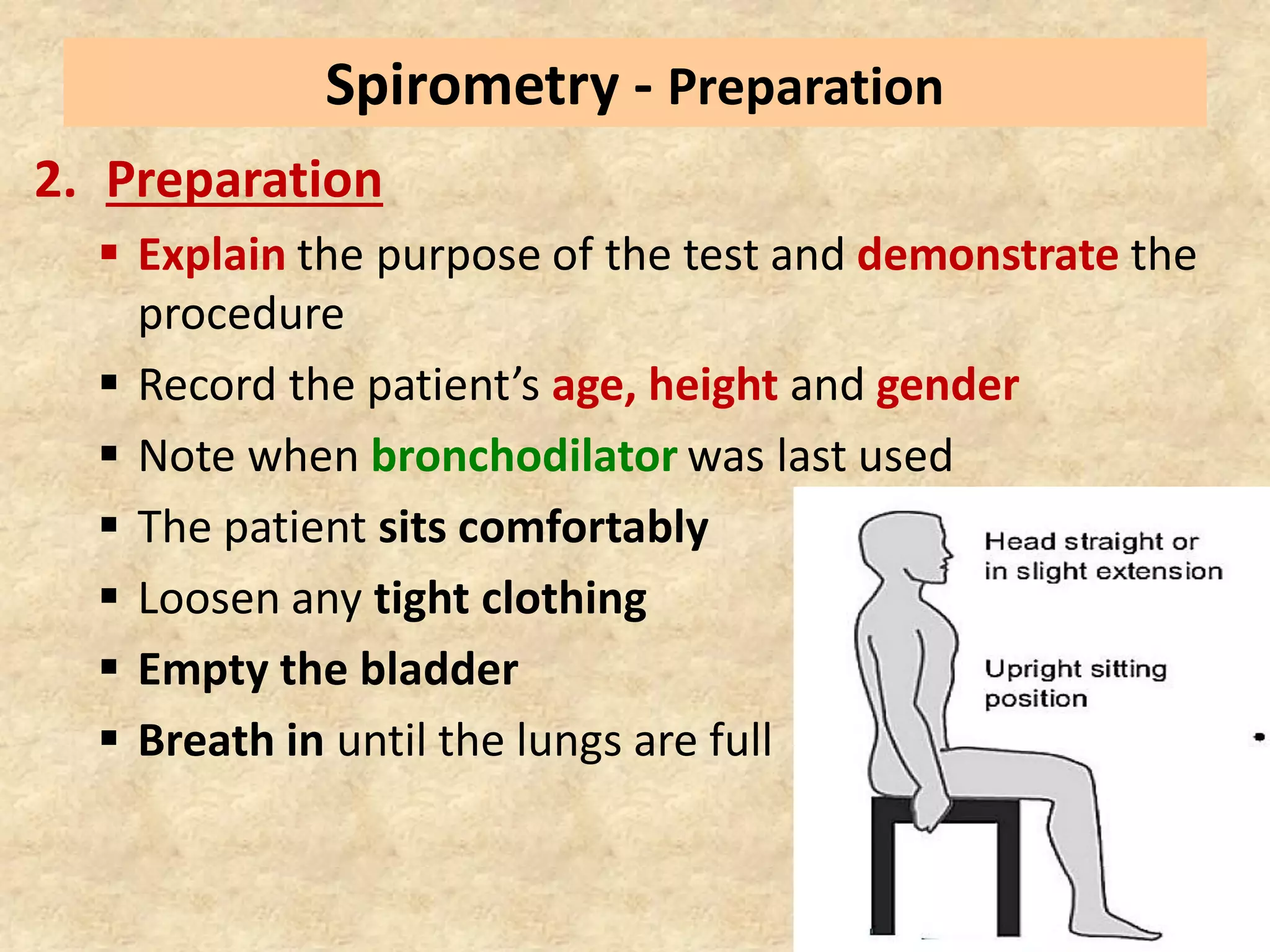 Pulmonary function testing (spirometry ) | PDF