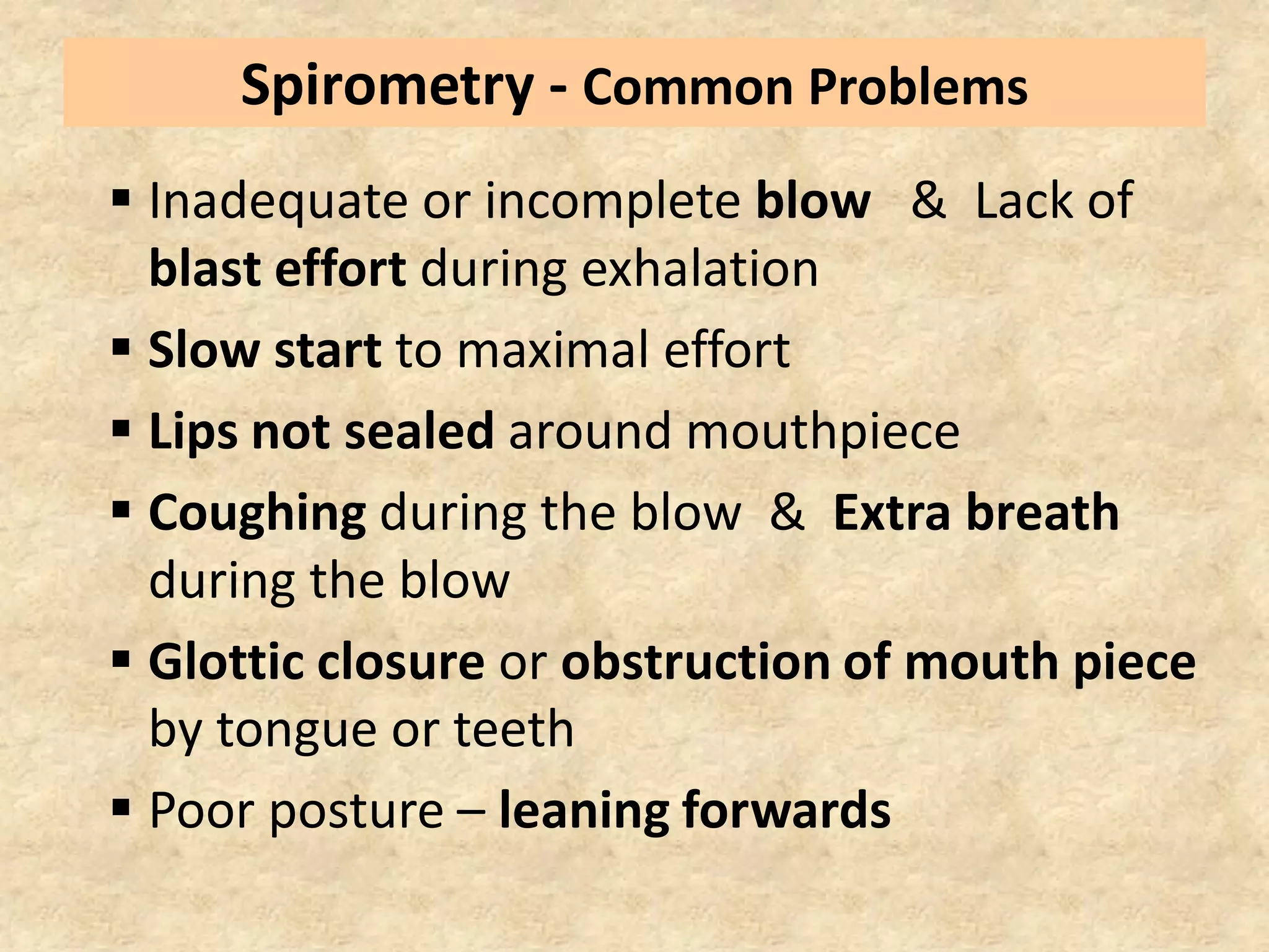 Pulmonary function testing (spirometry ) | PDF