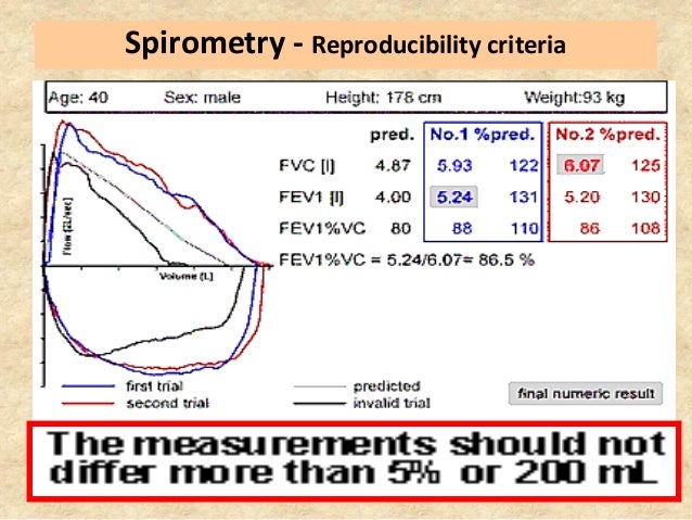 Pulmonary Function Testing Spirometry