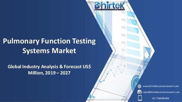 Pulmonary function testing systems market | PDF
