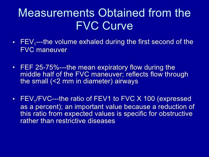 Pulmonary Function Tests