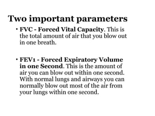 Pulmonary function tests | PPT