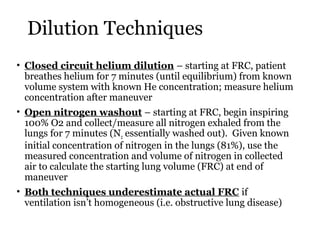 Pulmonary function tests | PPT