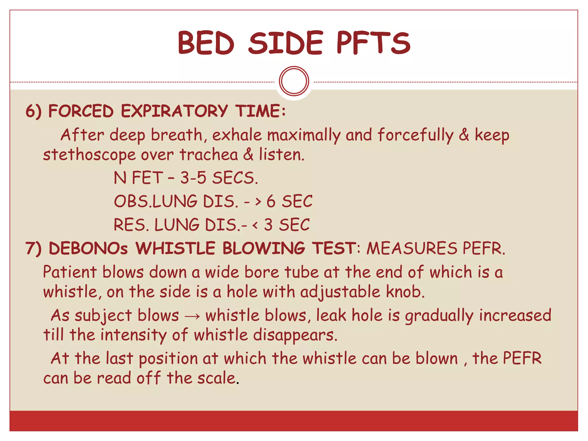 Pulmonary function tests | PPTX