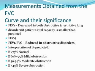 Pulmonary function tests | PPTX