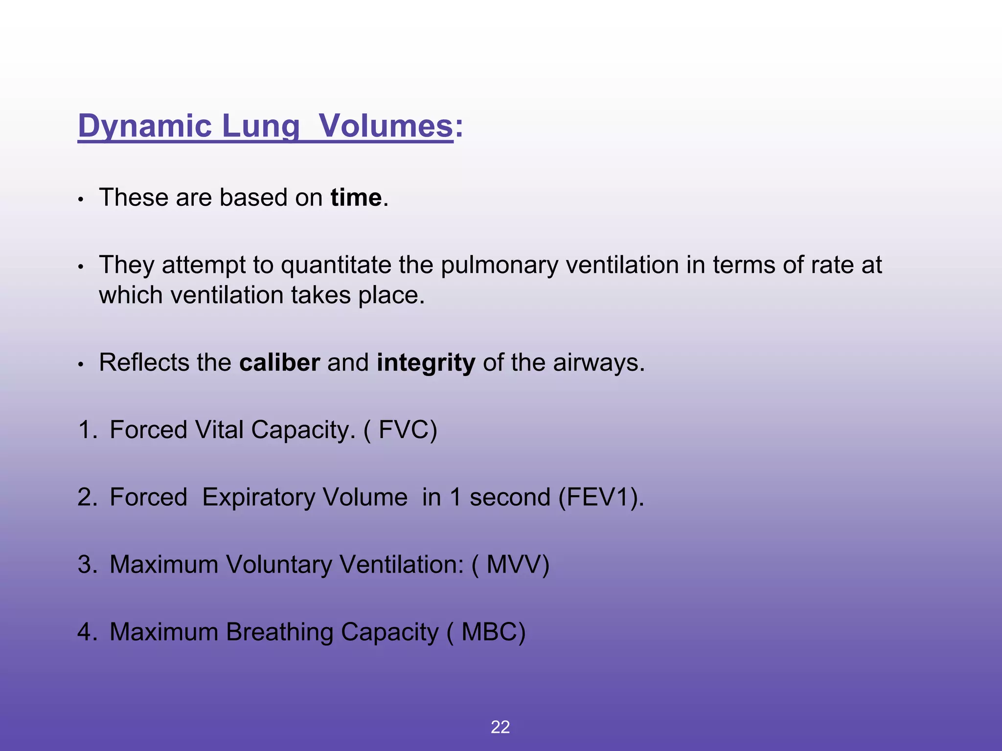 Pulmonary function tests | PPTX