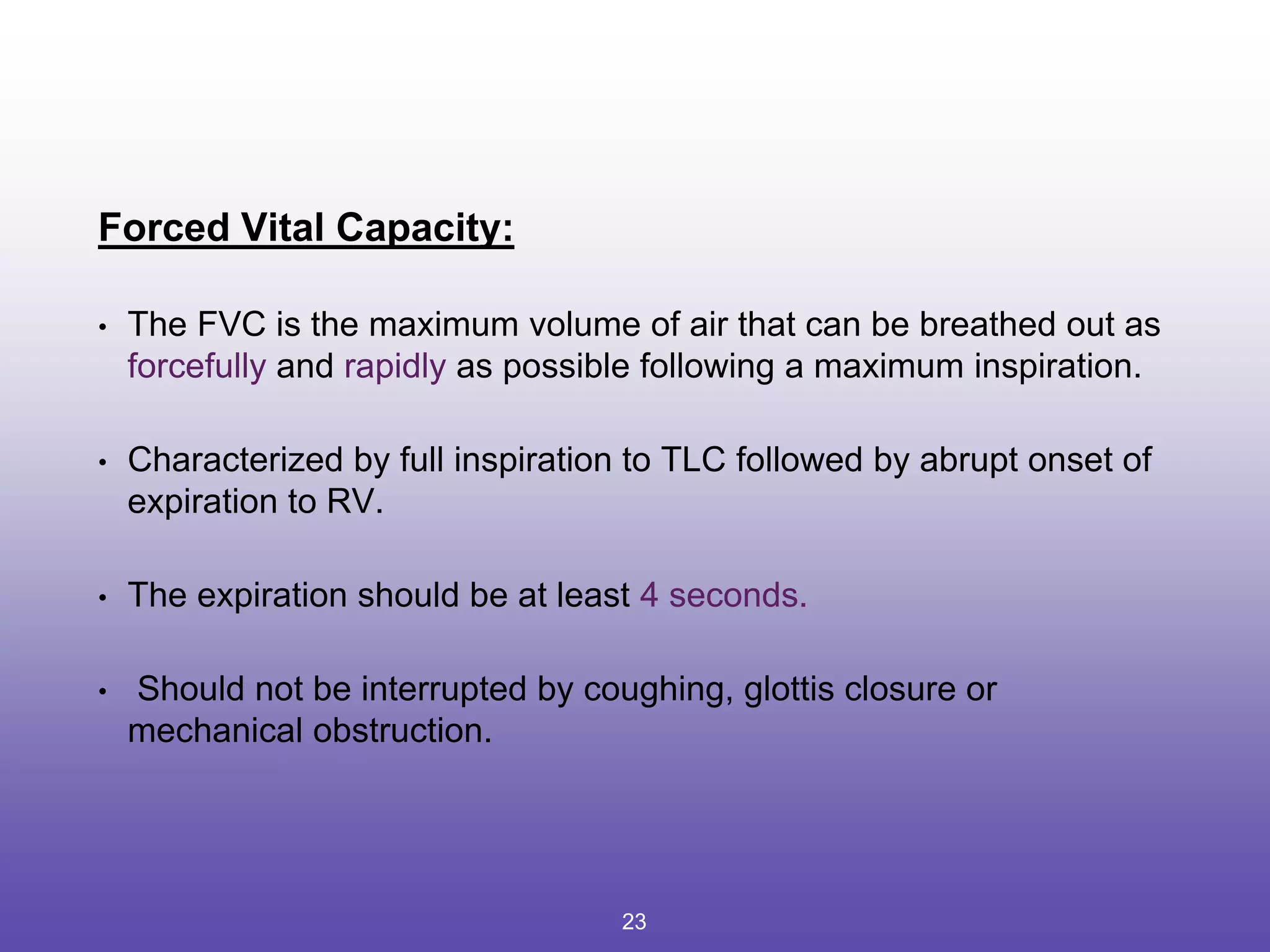 Pulmonary function tests | PPTX