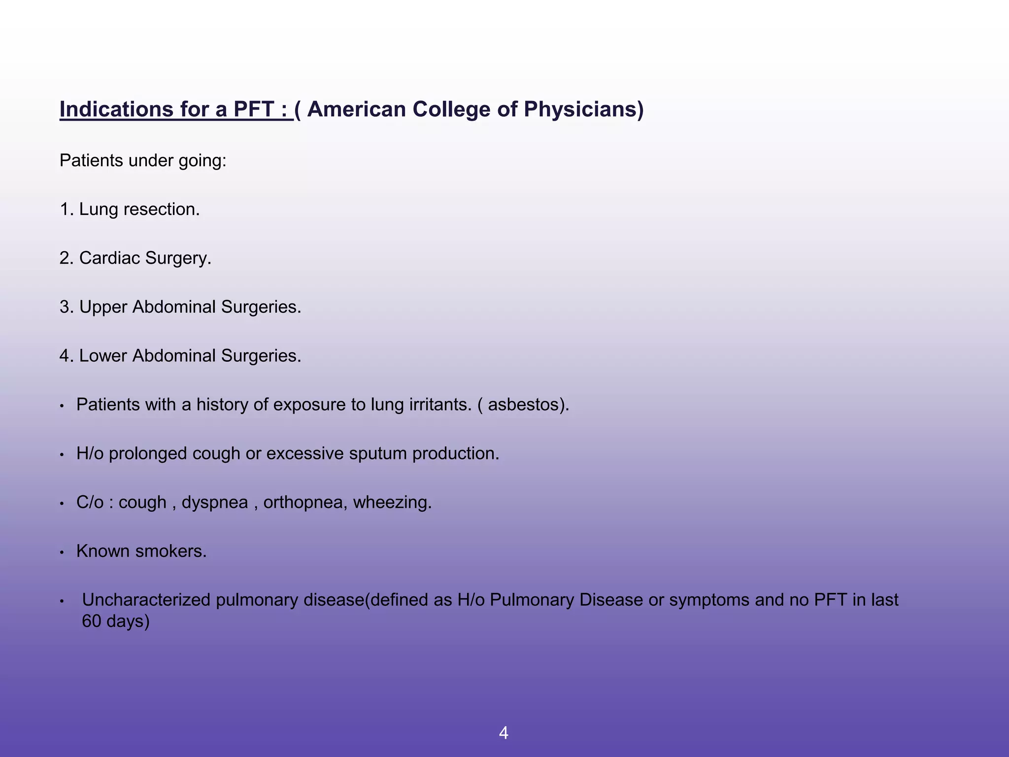 Pulmonary function tests | PPTX