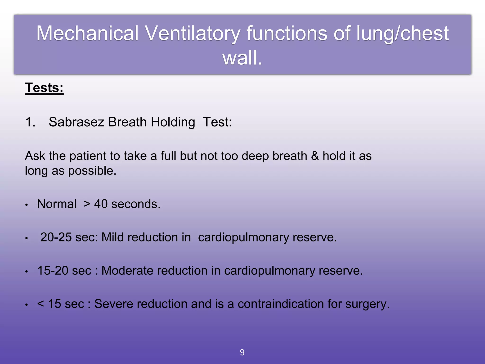 Pulmonary function tests | PPTX